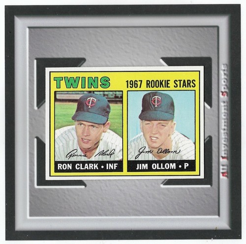 1967 Topps RON CLARK JIM OLLOM #137 NM-MT (B) **great baseball card ...