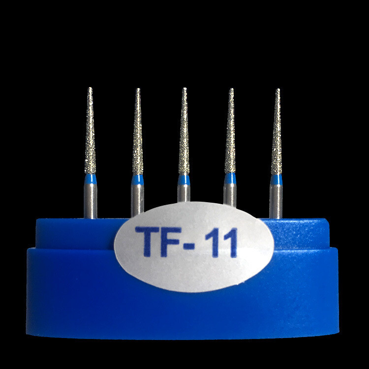 100pcs Dental Diamond burs FG Bur TF-11,TF-12,TF-13 for high speed ...