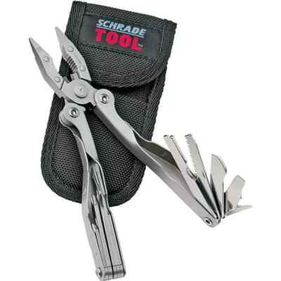 Schrade Tough Tool Black 12-in-1 Pocket Multi Tool w/ Nylon Sheath ST1N | eBay