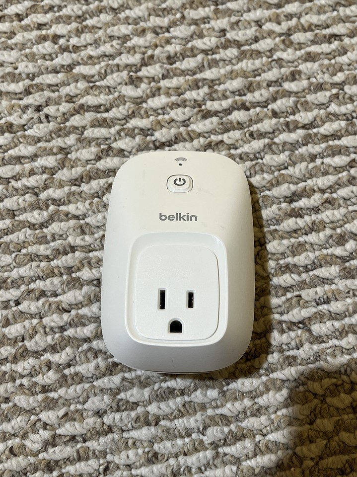 Belkin WeMo Switch Smart Plug F7C027 Wi-Fi Alexa and Google Assistant ...