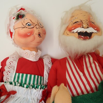 Annalee Santa and Mrs Clause Doll set Vintage 26-28" Large '93 | eBay