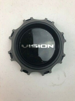 Vision Wheels C416SB-8V USED Satin Black Wheel Center Cap | eBay