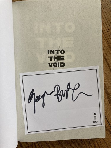 SIGNED Geezer Butler AUTOGRAPHED Book Into the Void BLACK SABBATH ...