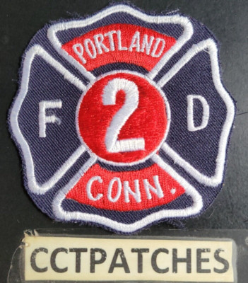 PORTLAND, CONNECTICUT FIRE DEPARTMENT 2 PATCH CT | eBay
