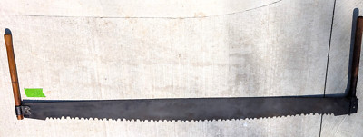 WI Barn Antique Primitive 2 Two Man Crosscut Logging Saw 72" Blade Log ...