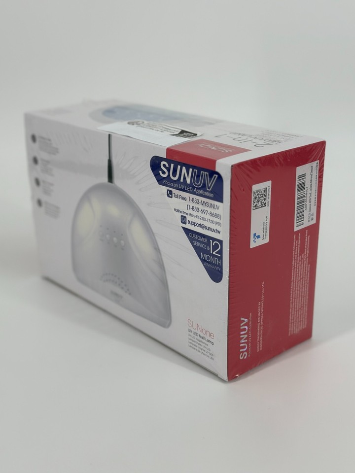 SUNUV Model SUN1 2-in-1 LED/UV Nail SUNone Lamp White Manicure Small ...