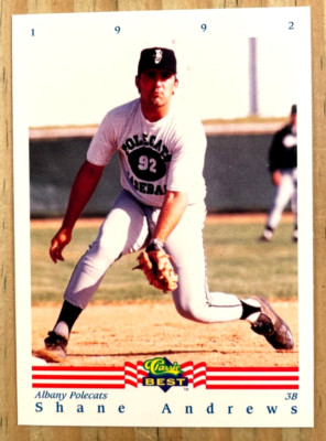 1992 CLASSIC BEST SHANE ANDREWS MINOR LEAGUE ROOKIE CARD#8 NM-MT CUBS ...