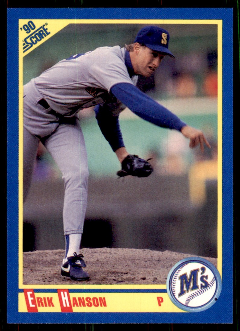 1990 Score Erik Hanson Baseball Cards #530 | eBay