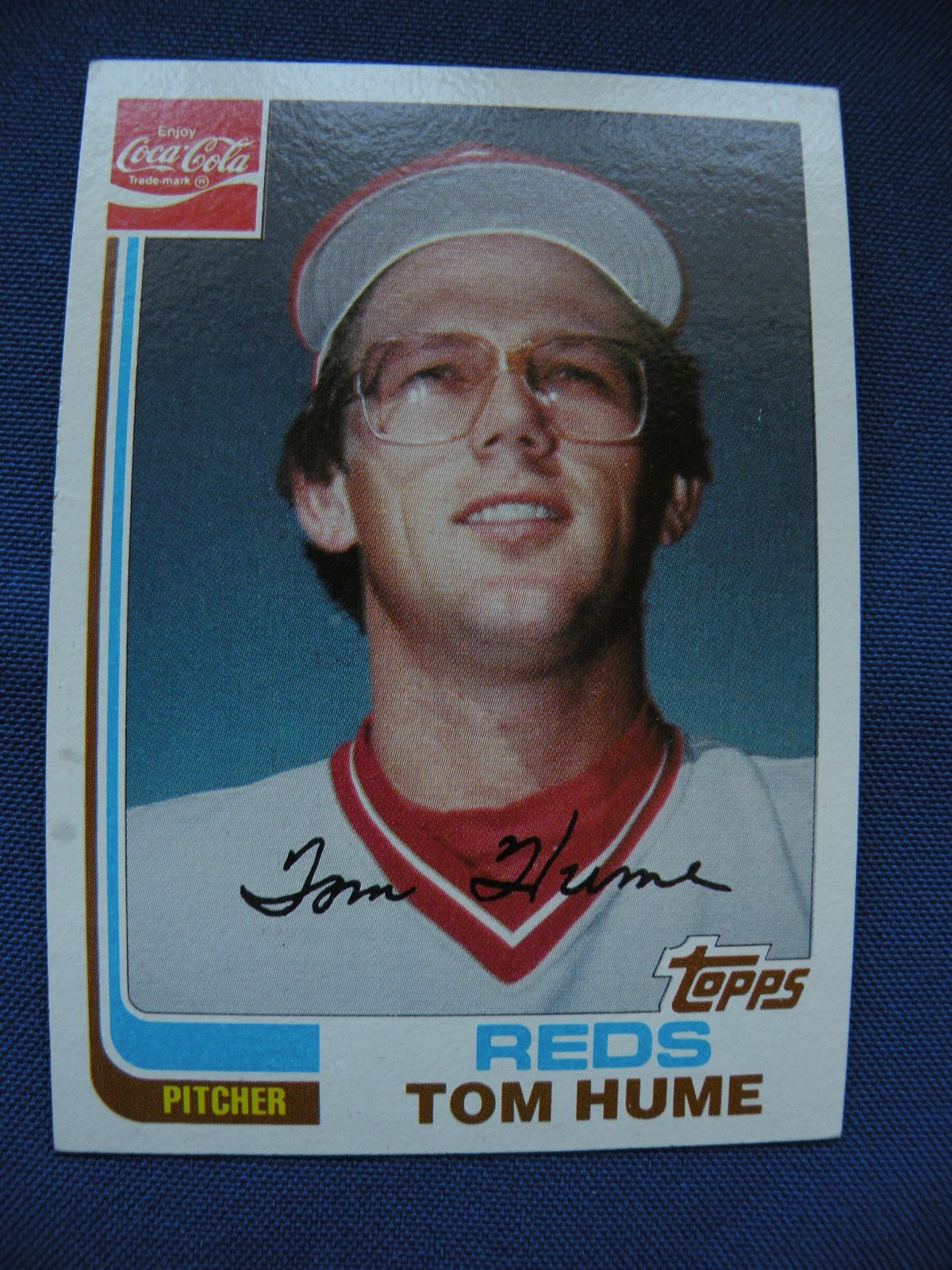 1982 Coca-Cola Cincinnati Reds Tom Hume card #9 MLB baseball $1 S&H | eBay