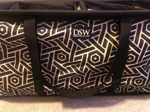 DSW - TRUNK ORGANIZER W/TWO (2) REMOVABLE INSERTS - LG BLACK/WHITE ...