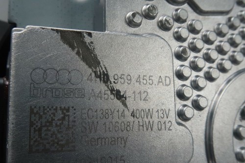 2014 2015 2016 AUDI S4 S5 RS5 SUPERCHARGER ENGINE COOLING FAN OEM ...