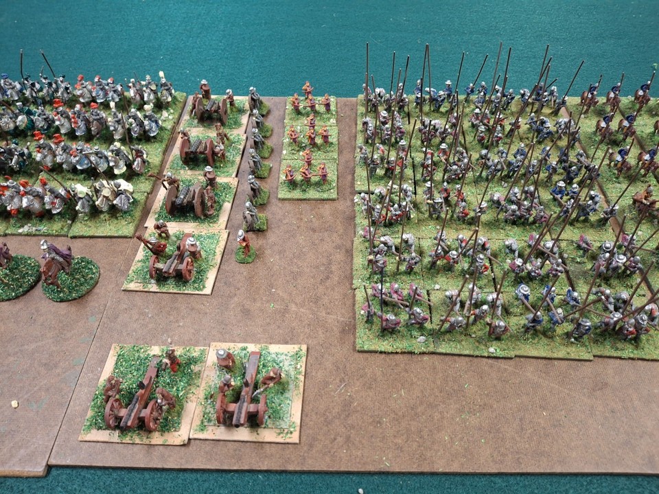 15mm medieval army, PAINTED infantry, Cavalry, Artillery for WARGAMING ...