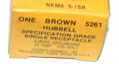 New Hubbell HBL5261 Receptacle Outlet 15 Amp 125 VAC | eBay