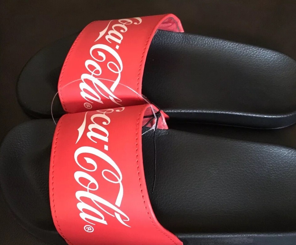 COCA-COLA SODA SLIPPERS COCA COLA BEACH SLIDES SLIP-ON COKE SHOES | eBay