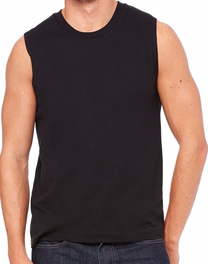 Canvas, Bella, Men's Muscle Tank Top, T-Shirt, Gym, Workout, Size XS-2X ...