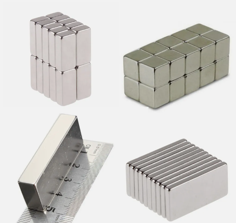 Super Strong Square Magnets Block Square Rare Earth NdFeB Magnet N35 | eBay