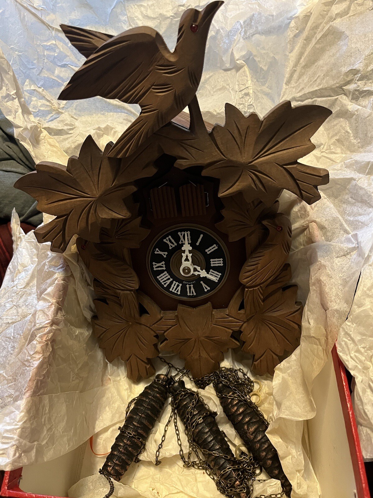Vintage German Cuckoo Clock, WORKS! 8day Ludor | eBay