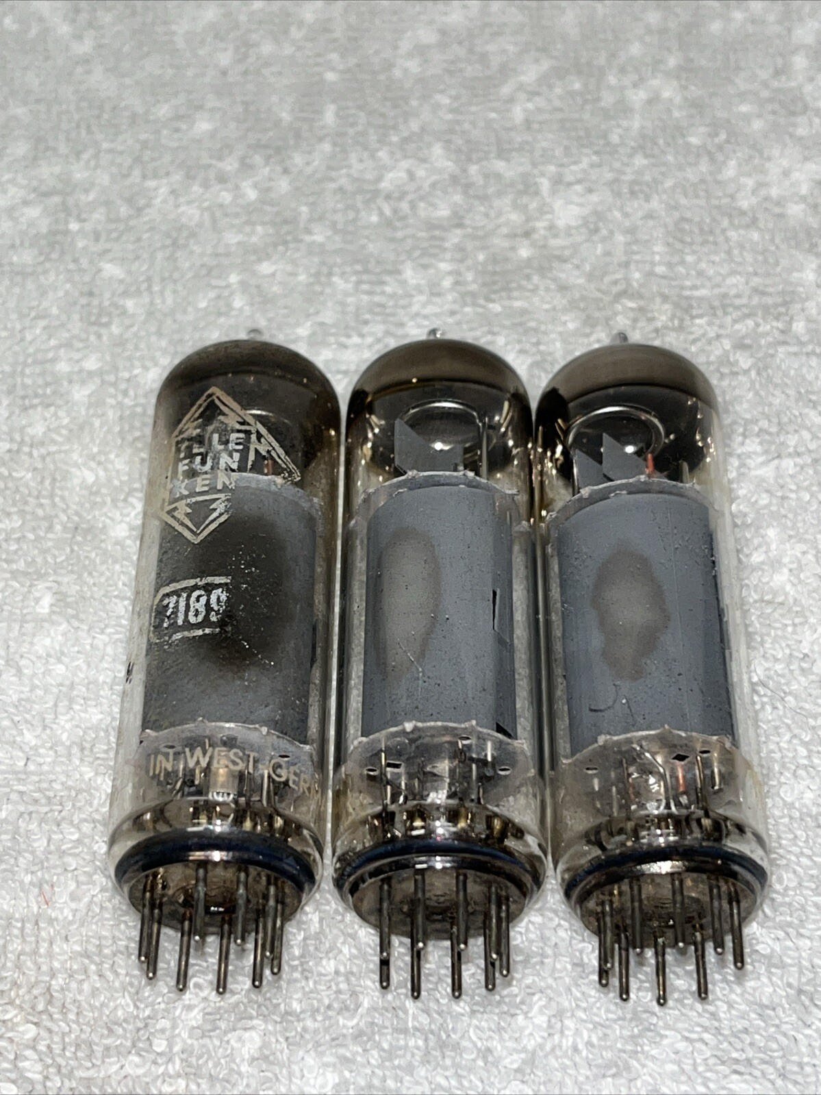 Lot Of 3 Telefunken 7189 EL84 6BQ5 Vacuum Tubes TV7 Tested Low | eBay