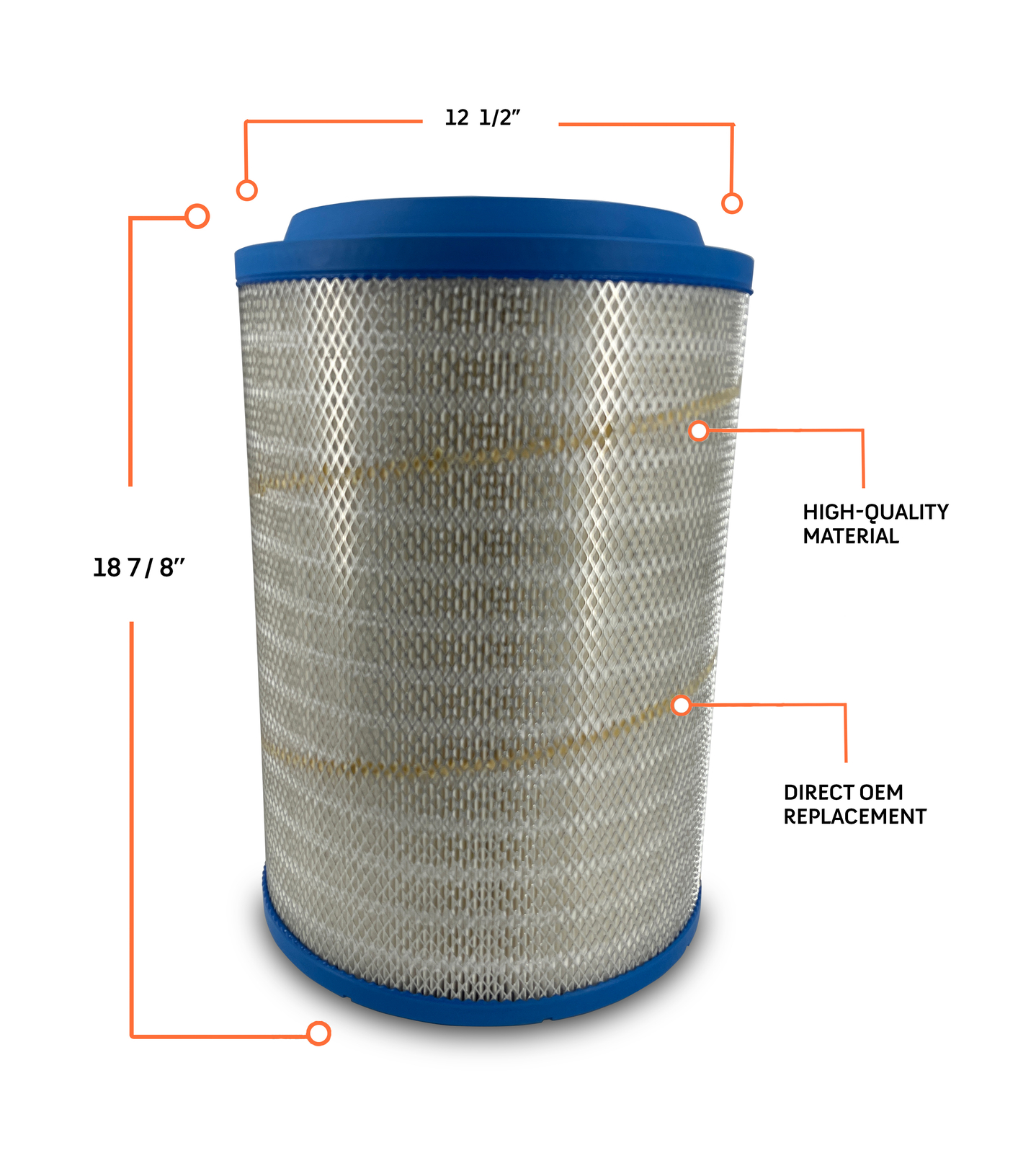 Cabin & Engine Air Filter Set for Volvo Truck Replaces AF26405 AF26472M ...