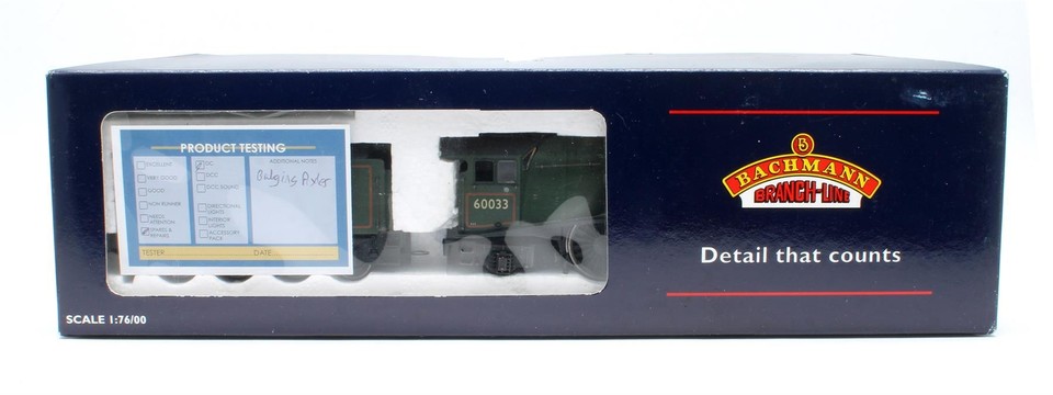 BACHMANN 'OO' GAUGE 31-957 BR GREEN CLASS A4 'SEAGULL' #60033 ...