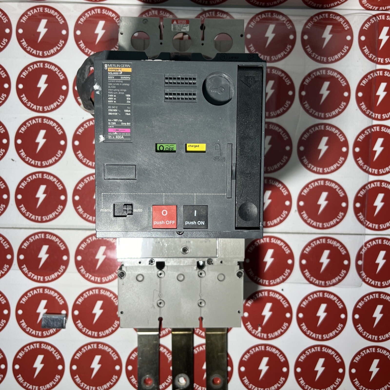 O/B MERLIN GERIN NSJ400 H 400A 3P CIRCUIT BREAKER 600V | eBay