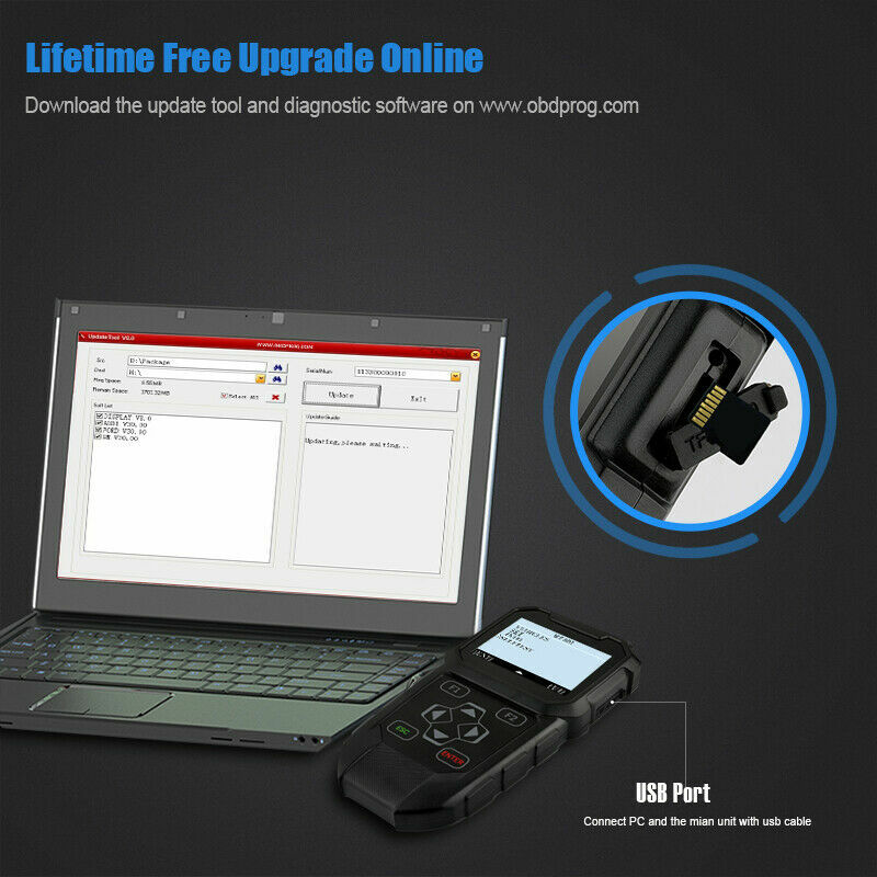 OBDPROG MT401 Odometer Mileage Correction Pro-grammer Cluster Adjust ...