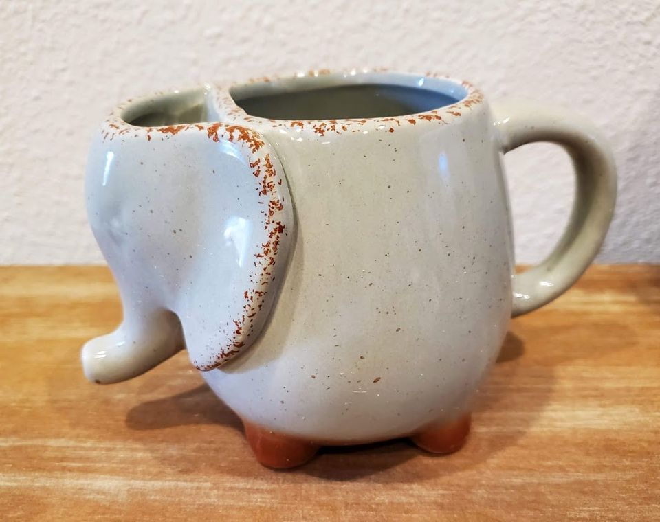 Elephant Tea Mug 15oz High Heat Resistant Ceramic Dishwasher Microwave ...
