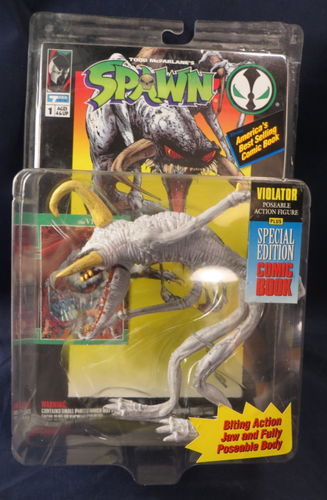 SPAWN VIOLATOR Action Figure with Comic Book Series 1 McFarlane Toys ...