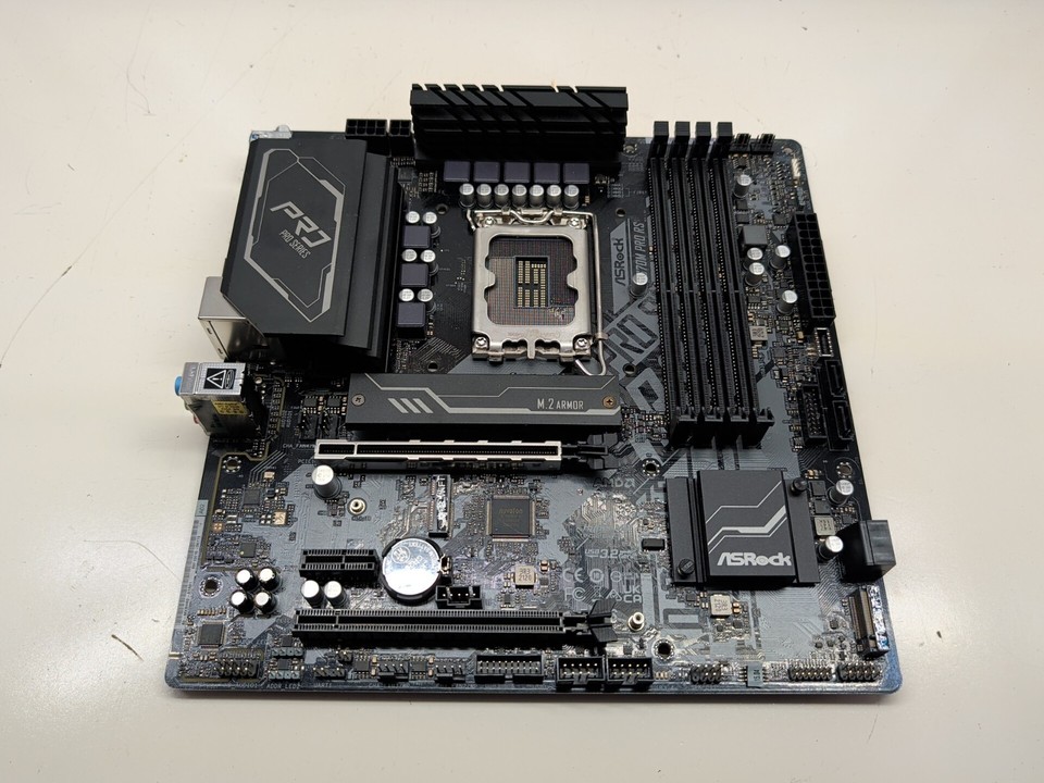 Asrock Intel H670M PRO RS LGA 1700 Micro ATX DDR4 UNTESTED/PARTS ...