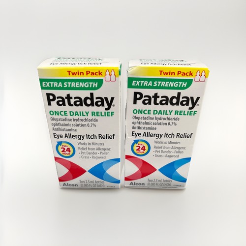 Pataday Twin Pk Once Daily Extra Strength Eye Allergy Itch Relief Drops ...