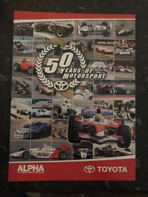 50 Years Of Motorsport Toyota Alpha Magazine 24 Pages | eBay Australia