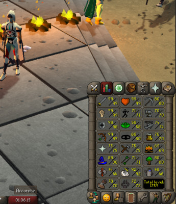 RUNESCAPE OLDSCHOOL+ RS3 ACCOUNT MAXED COMBAT 1759 TOTAL 5x99 250M BANK ...