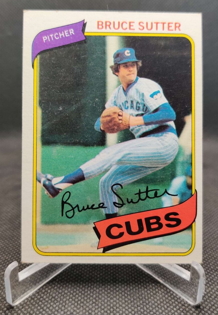 1980 Topps #17 Bruce Sutter Chicago Cubs baseball card | eBay