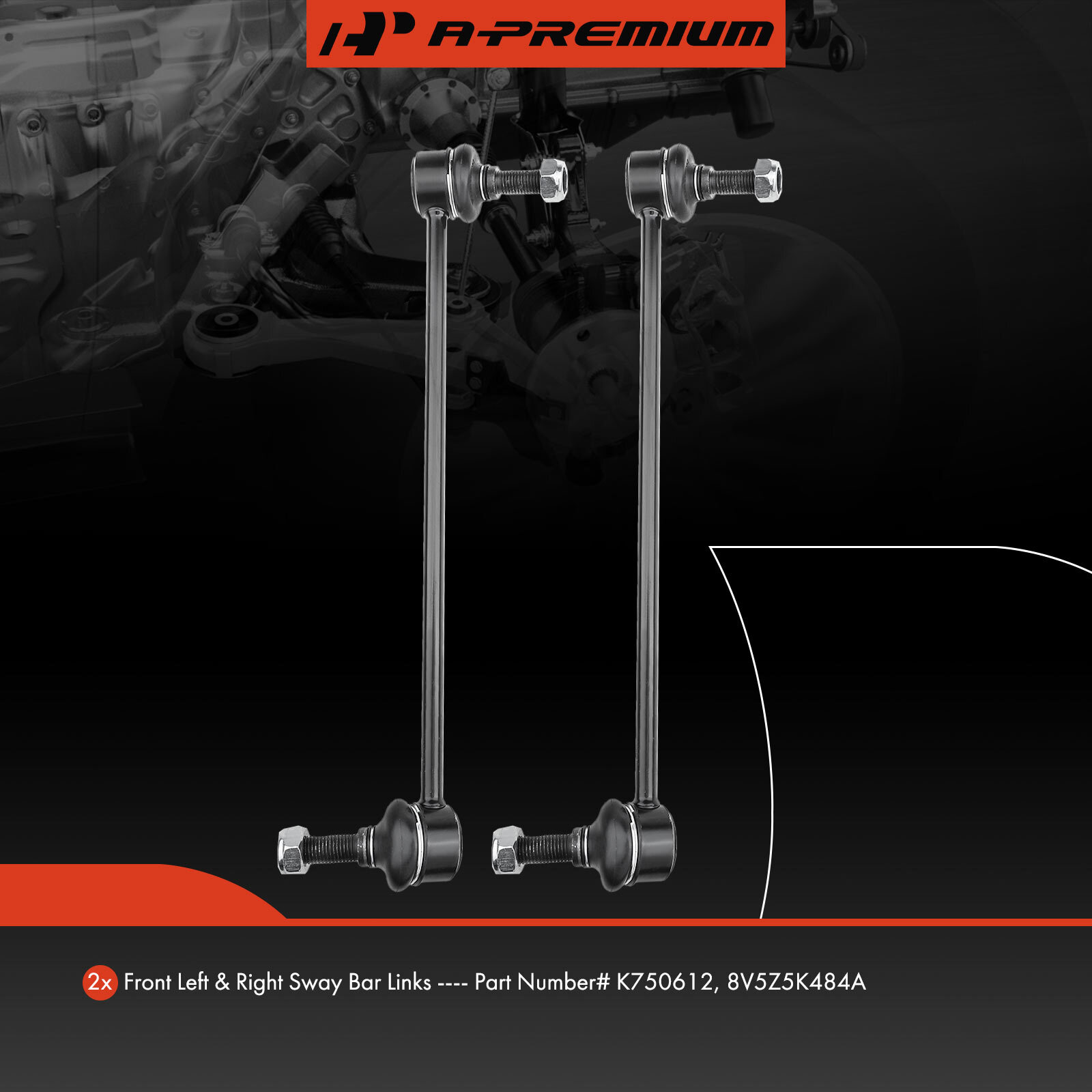 2x Front Stabilizer Bar Link for Ford Fiesta 2011 2012 2013-2018 ...