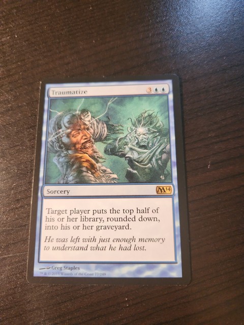 MTG Traumatize Magic 2014 77/249 Regular Rare for sale online | eBay