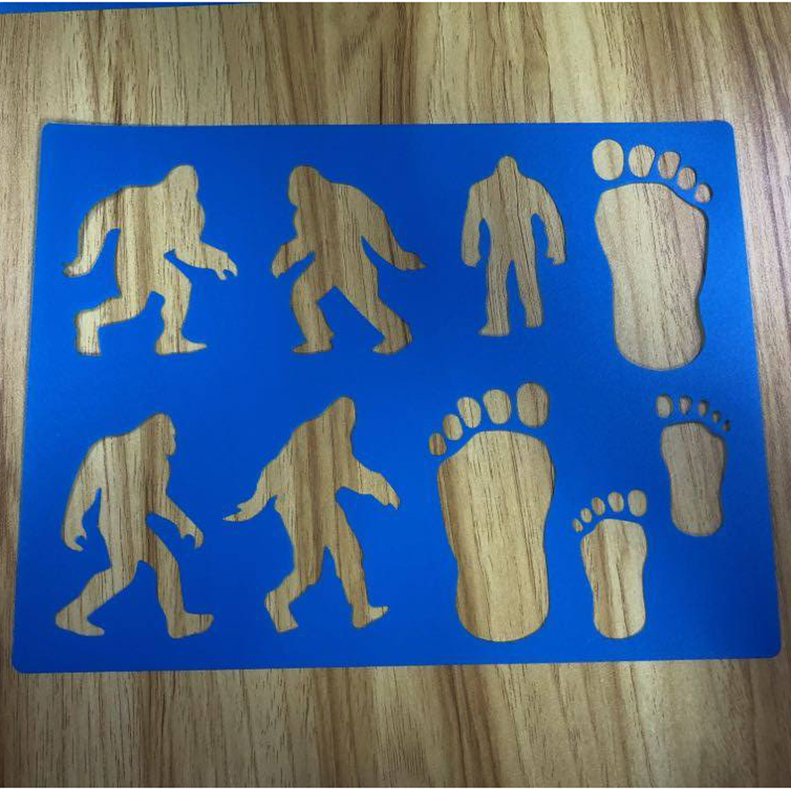 Bigfoot Big Foot Yeti Sasquatch Monster Ape Die Cut DIY Stencil ...