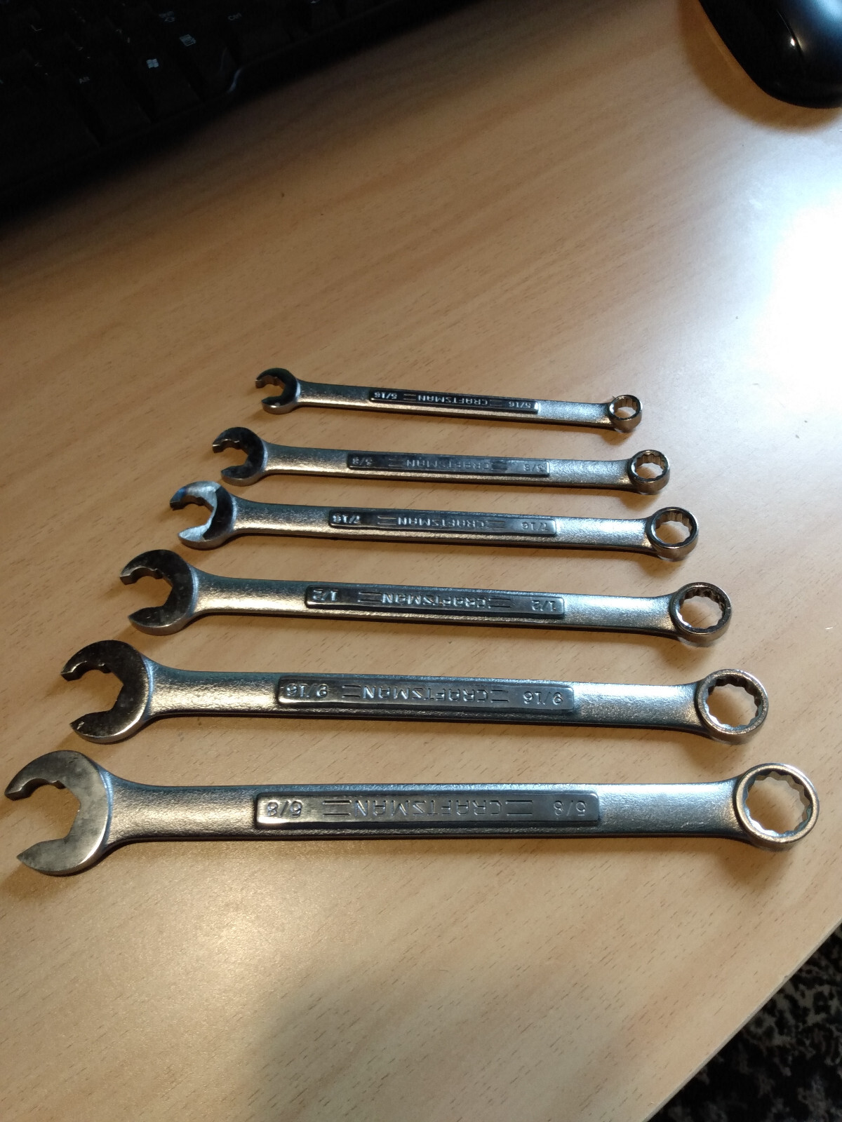 Craftsman Tools VA Series Combination Speed Quick Wrench Set of 6, 12 ...