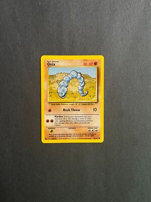 Pokémon TCG Onix Base Set 56/102 Regular Unlimited Common | eBay