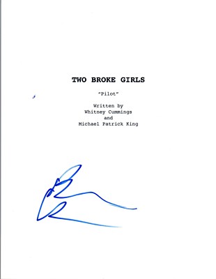 Beth Behrs Signed Autographed TWO BROKE GIRLS Pilot Episode Script COA ...