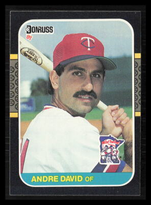 Andre David 1987 Donruss #519 Minnesota Twins | eBay