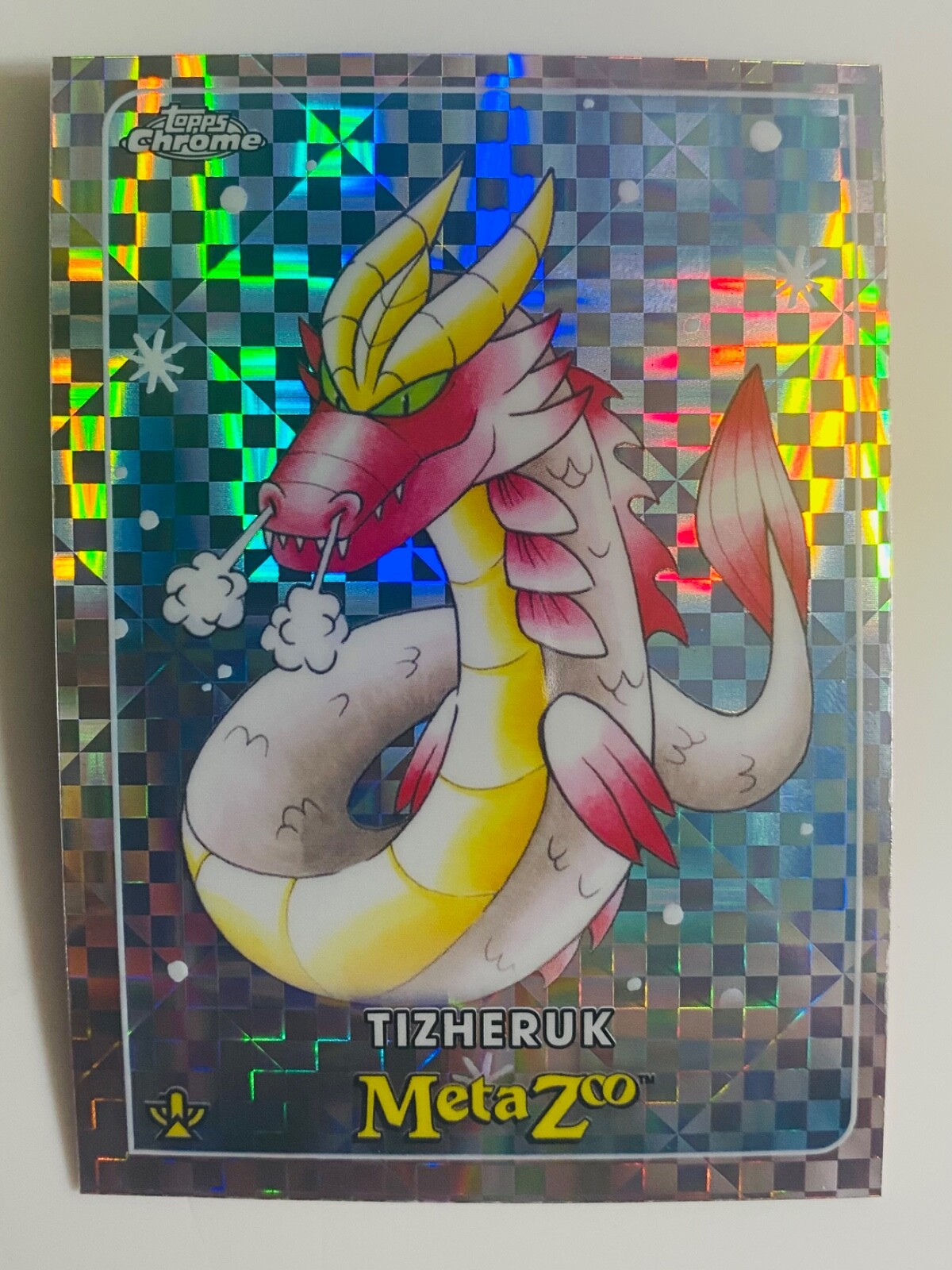 Topps Chrome Metazoo Series 0 - TIZHERUK #68 - X-Fractor 68 - Blaster ...