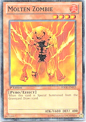 Molten Zombie SDOK-EN015 Yu-Gi-Oh! Light Play 1st Edition | eBay