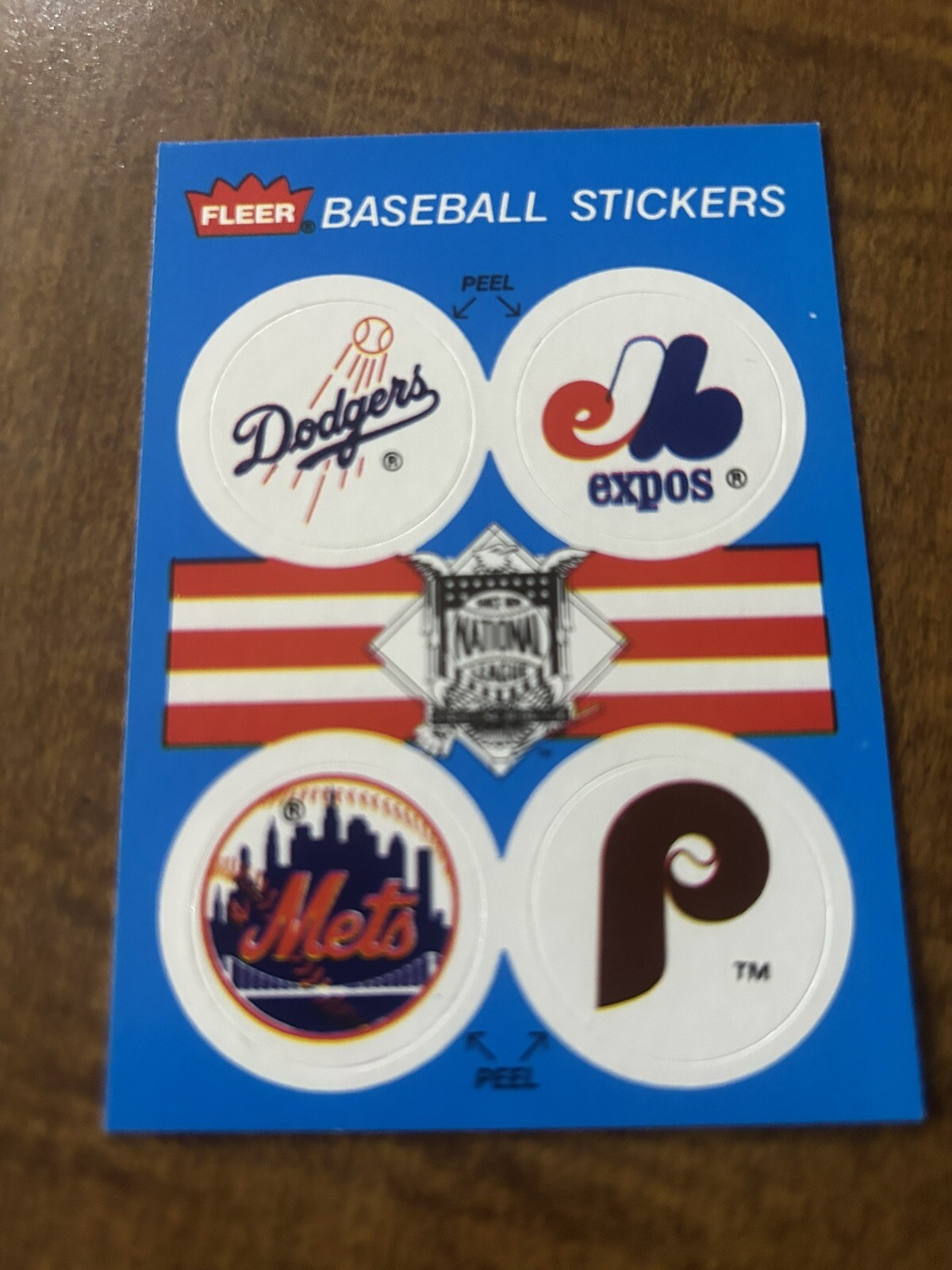 1989 FLEER BASEBALL CARD STICKER DODGERS, EXPOS, METS, PHILLIES TRADING ...