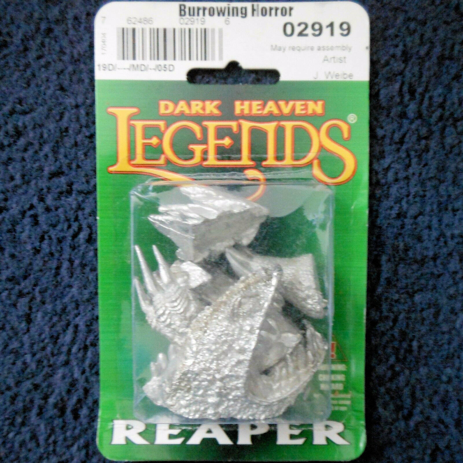Reaper Dark Heaven Legends 02919 Burrowing Horror Monster Bulette Land ...