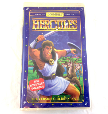 Goodtimes VHS Hercules Animated Theater Rare 1995 The Version Children ...