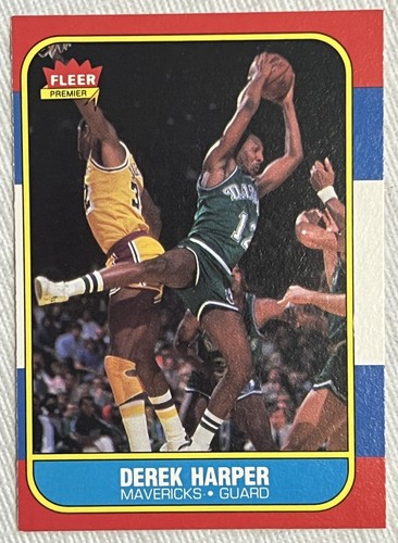 1986-87 Fleer #44 Derek Harper Dallas Mavericks NBA Basketball | eBay