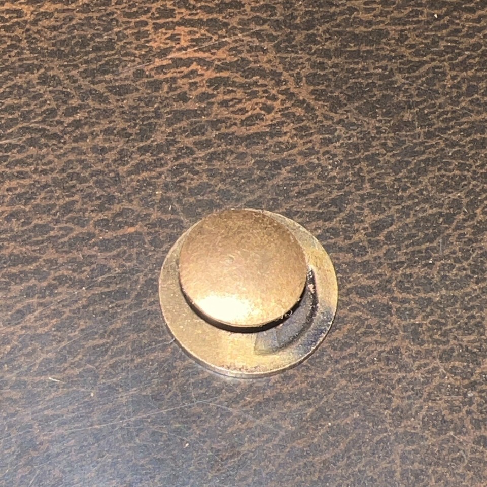 1932 Herbert Hoover Follow Through With Hoover Bronze Lapel Stud Button ...