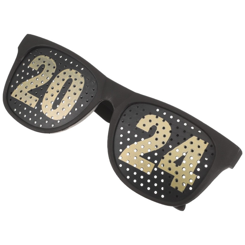 New Year Costume Accessory Party Glasses Decor Number Eyeglasses ...