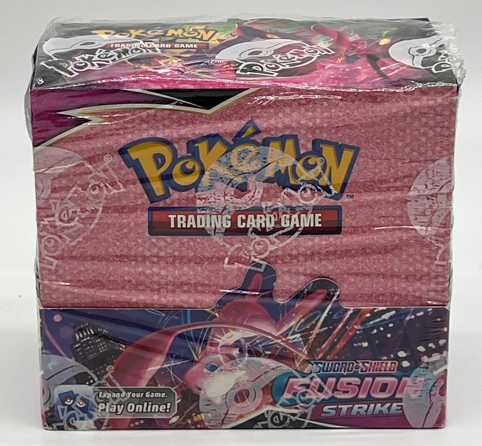 Lot (36) Pokemon SWSH Fusion Strike Booster Pack Sealed w/ Display Box ...