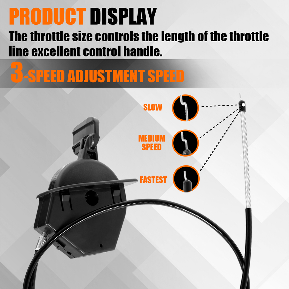 746P06891 Lawn Mower Throttle Cable for CUB CADET ZT1 ZTS1 ZTS2 42 46 ...